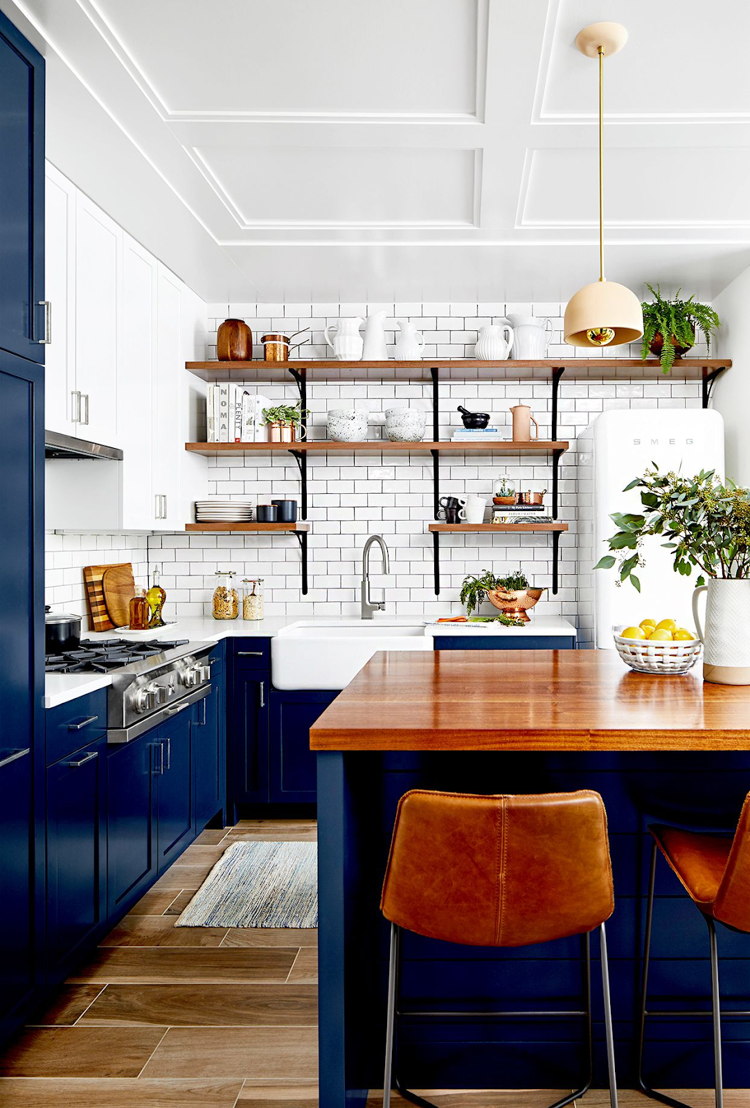 30+ Farmhouse Blue Kitchen Cabinets Ideas
