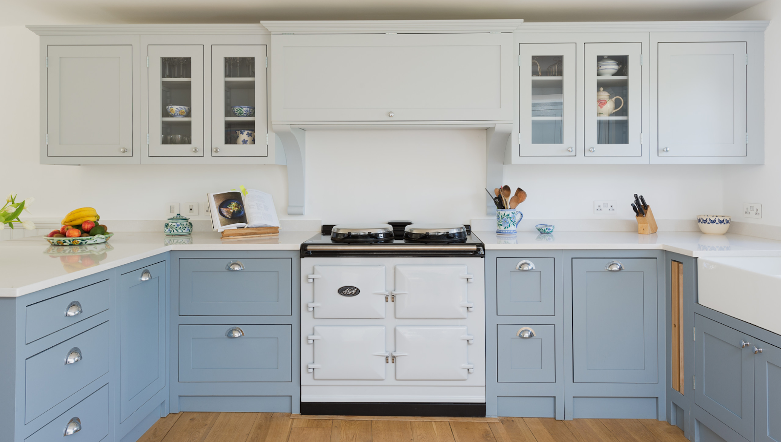30+ Farmhouse Blue Kitchen Cabinets Ideas