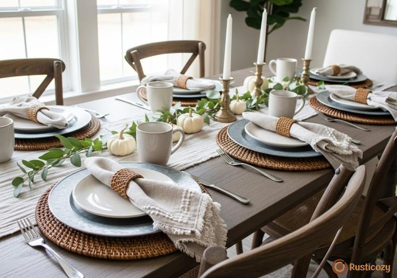 30+ Farmhouse Fall Table Decor Ideas for Cozy, Rustic Gatherings
