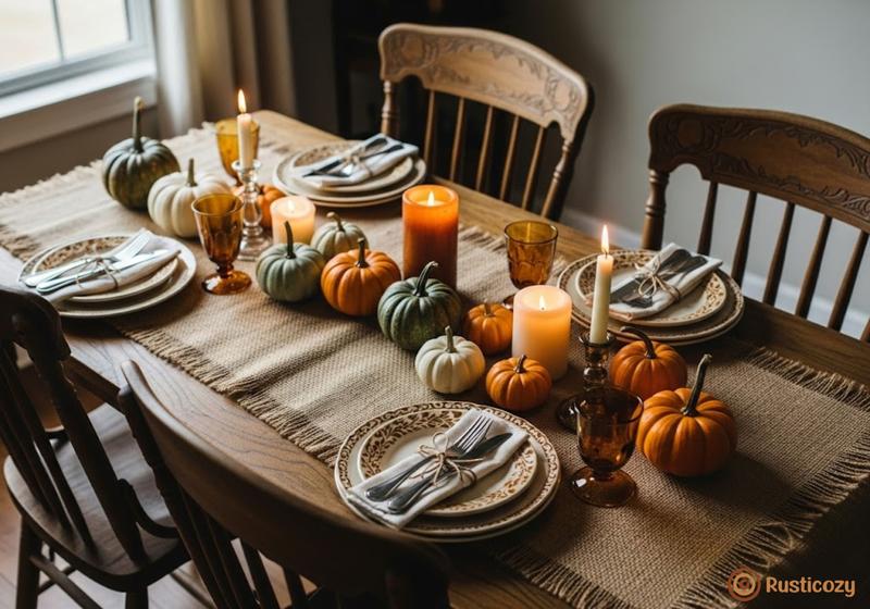 30+ Farmhouse Fall Table Decor Ideas for Cozy, Rustic Gatherings