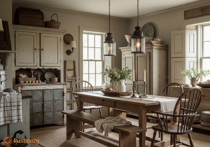 25+ Traditional Farmhouse Interiors for a Timeless, Cozy Home
