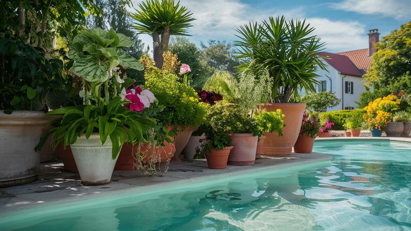How to Decorate a Pool Patio with Potted Plants: Easy Guide